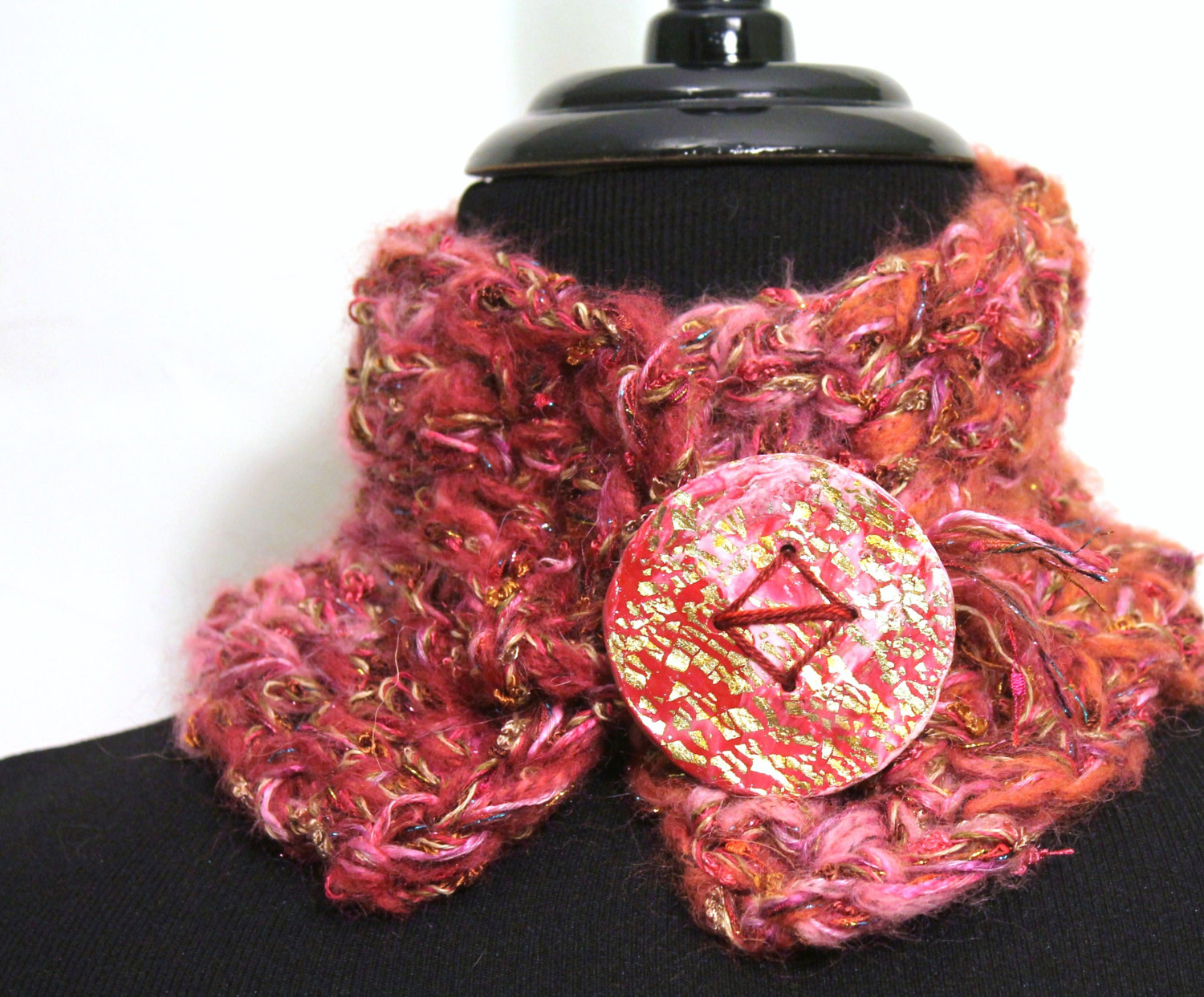 Womens Infinity Cowl Scarf, Silky Soft Pink Cowl Scarf, Womens Scarf ...